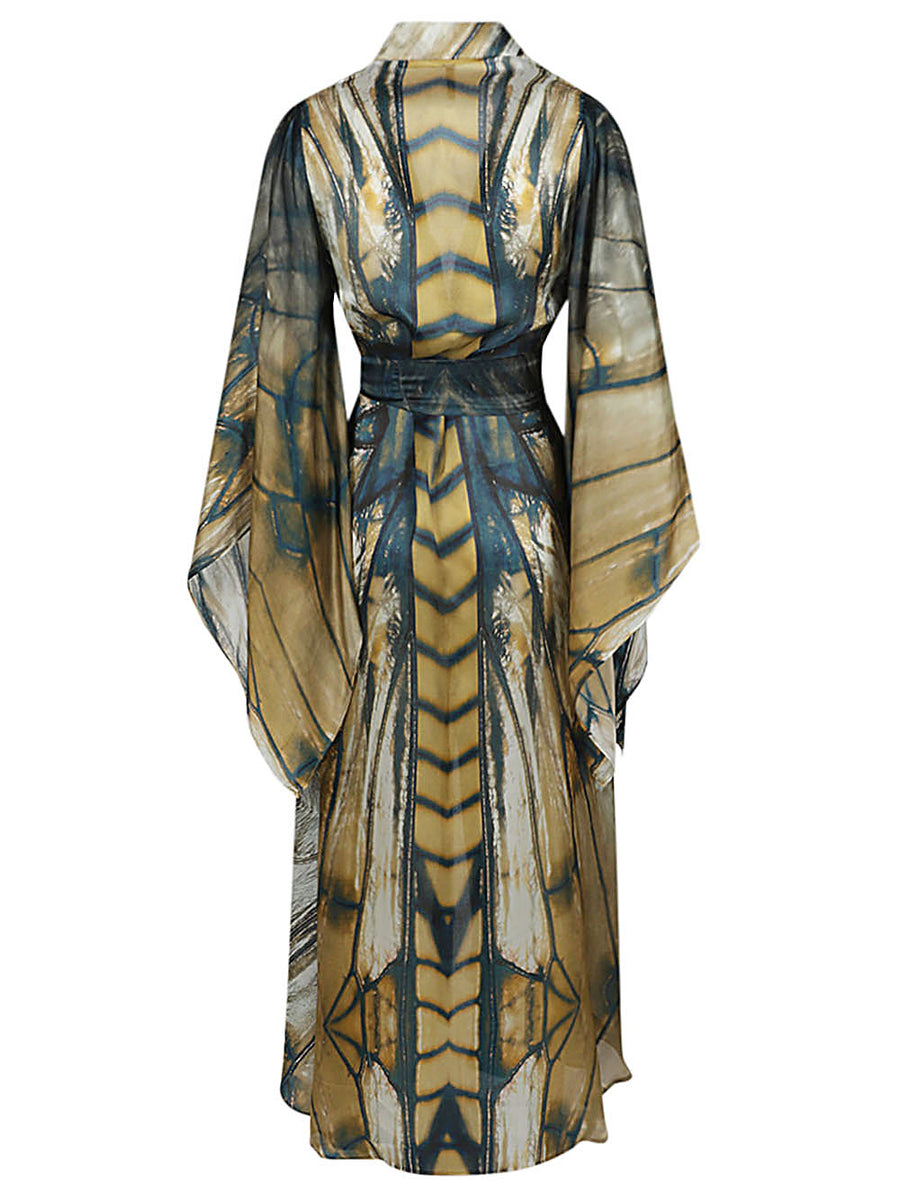 Mona Swims Silk Long Kimono | Balardi