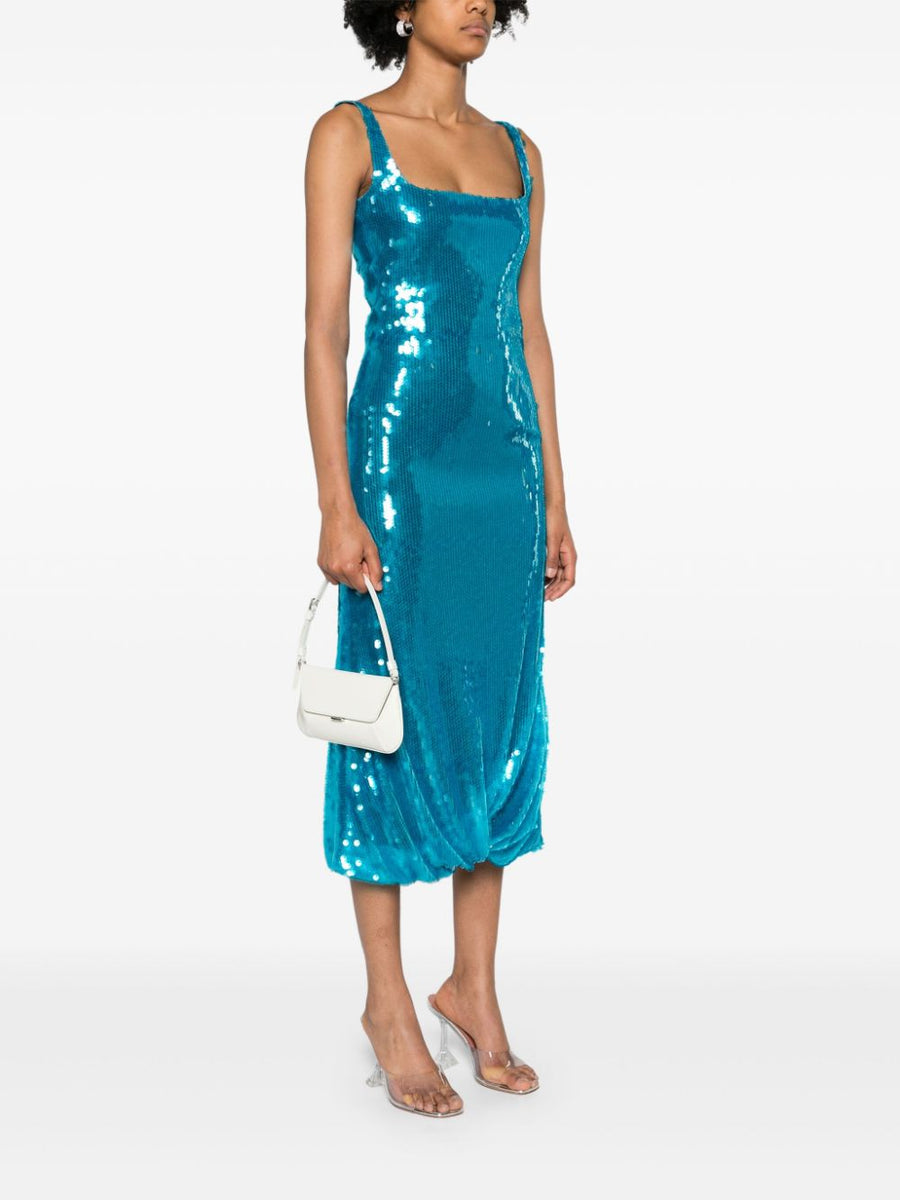 Amina Muaddi Ami Mini Leather Shoulder Bag | Balardi