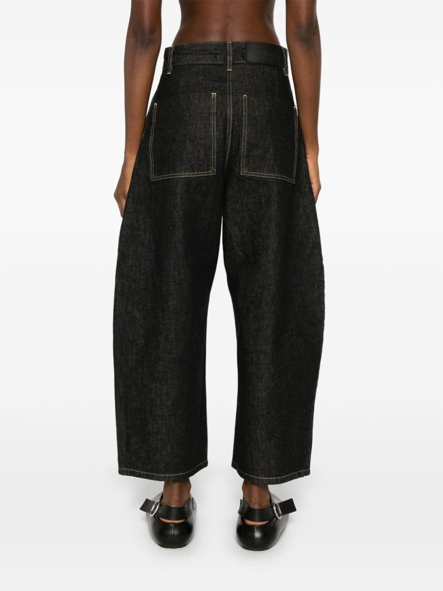 Studio Nicholson Pre Wide Leg Denim Cropped Jeans | Balardi