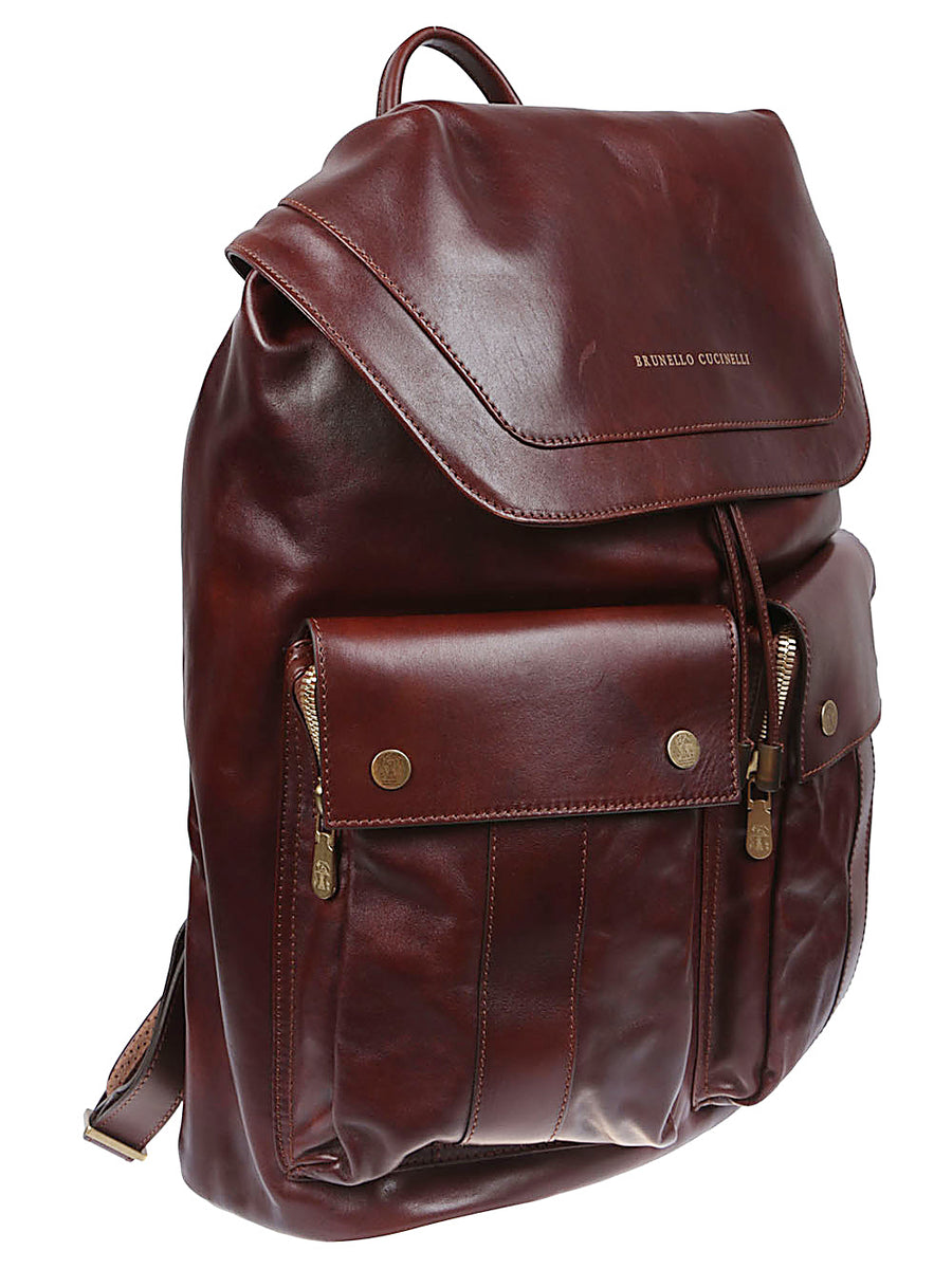 Brunello Cucinelli Leather Backpack | Balardi