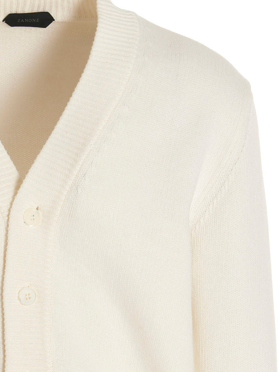 Zanone V Neck Cardigan | Balardi