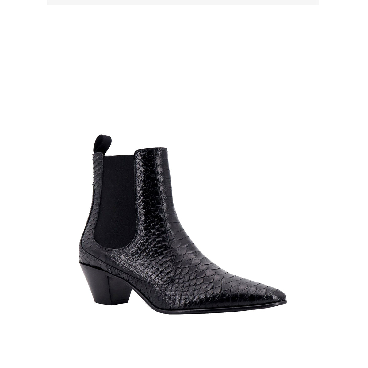 Celine Snake Effect Boots Chelsea de cuero | Balardi