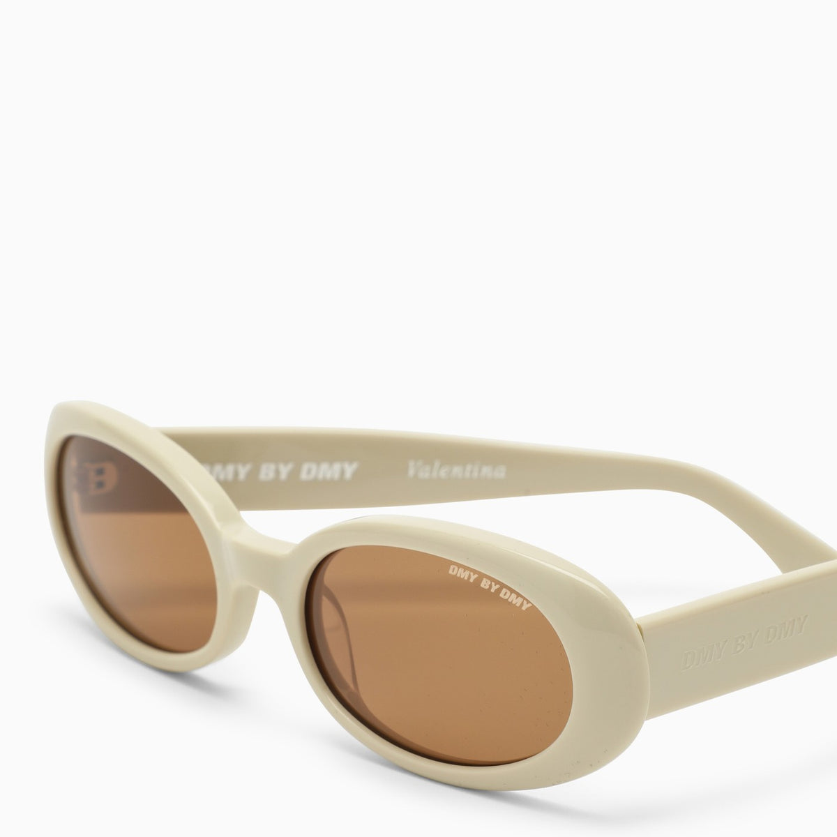 Dmy By Dmy Ivory Coloured Valentina Pvc Sunglasses | Balardi