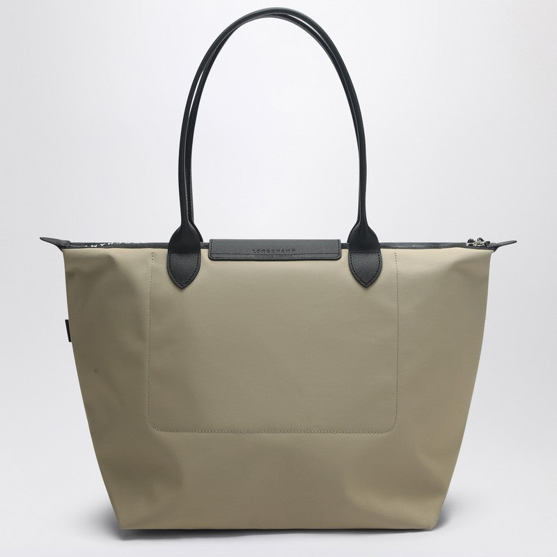 Longchamp Clay Coloured Recycled Canvas L Le Pliage Energy Bag | Balardi