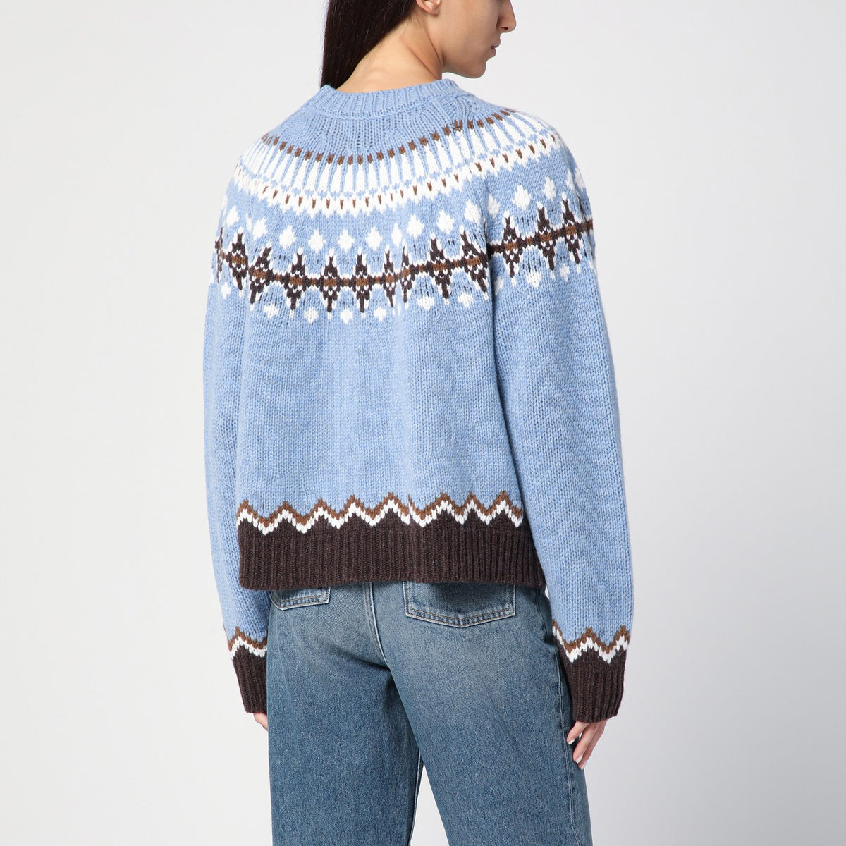 Alanui Light Blue Sweet Winter Jumper | Balardi