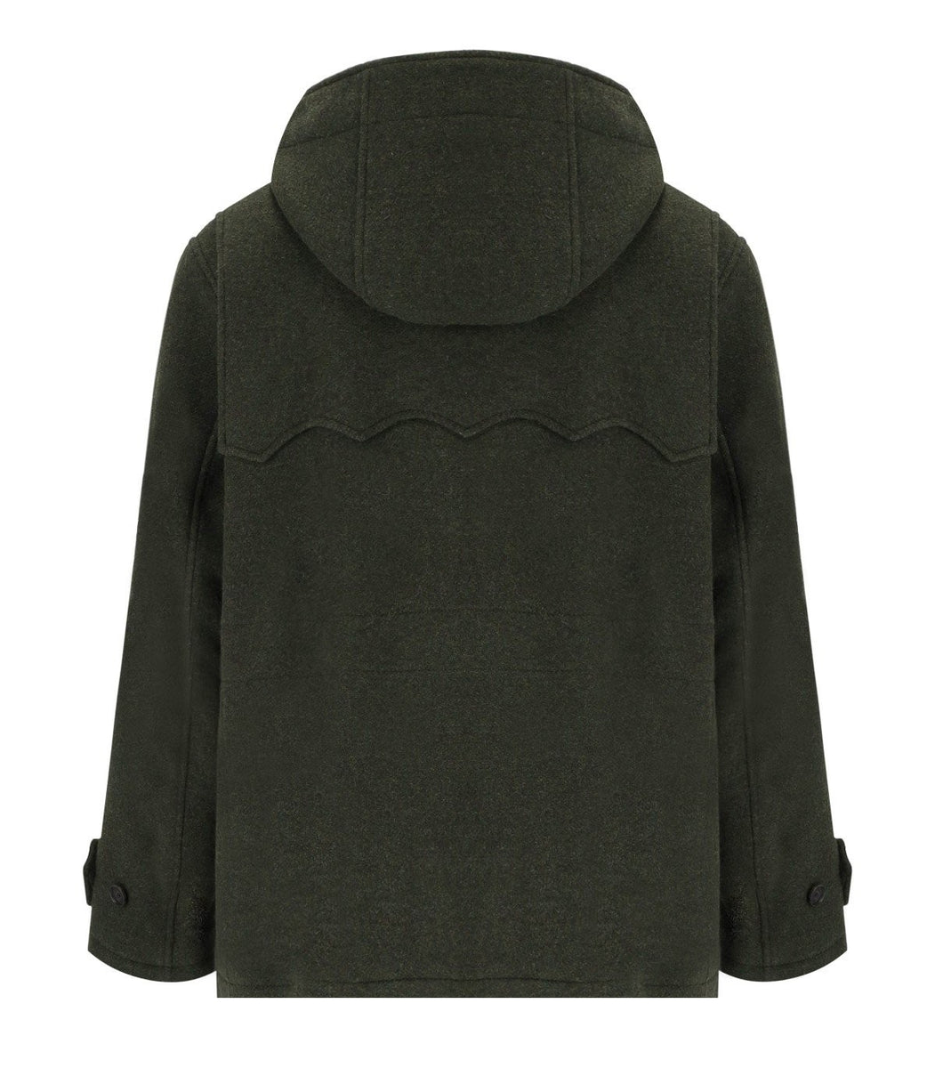 Baracuta Double Wool Short Duffle Green Montgomery Jacket | Balardi