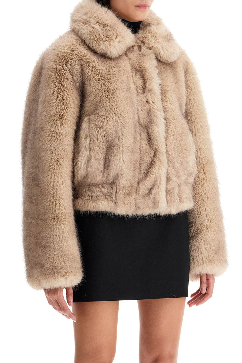 Stand Studio Lena Faux Fur Bomber Jacket | Balardi
