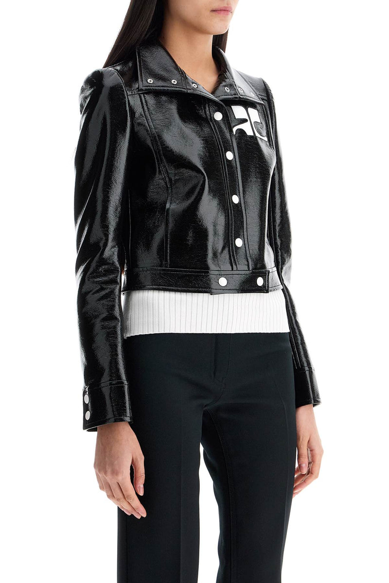Courreges Re Edition Vinyl Effect Jacket | Balardi