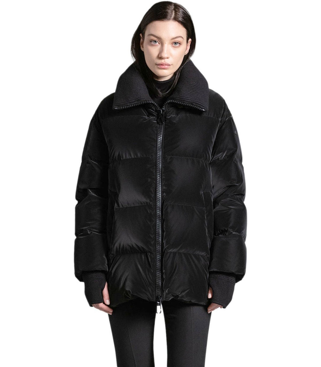 Duno Glossy Black Down Jacket | Balardi