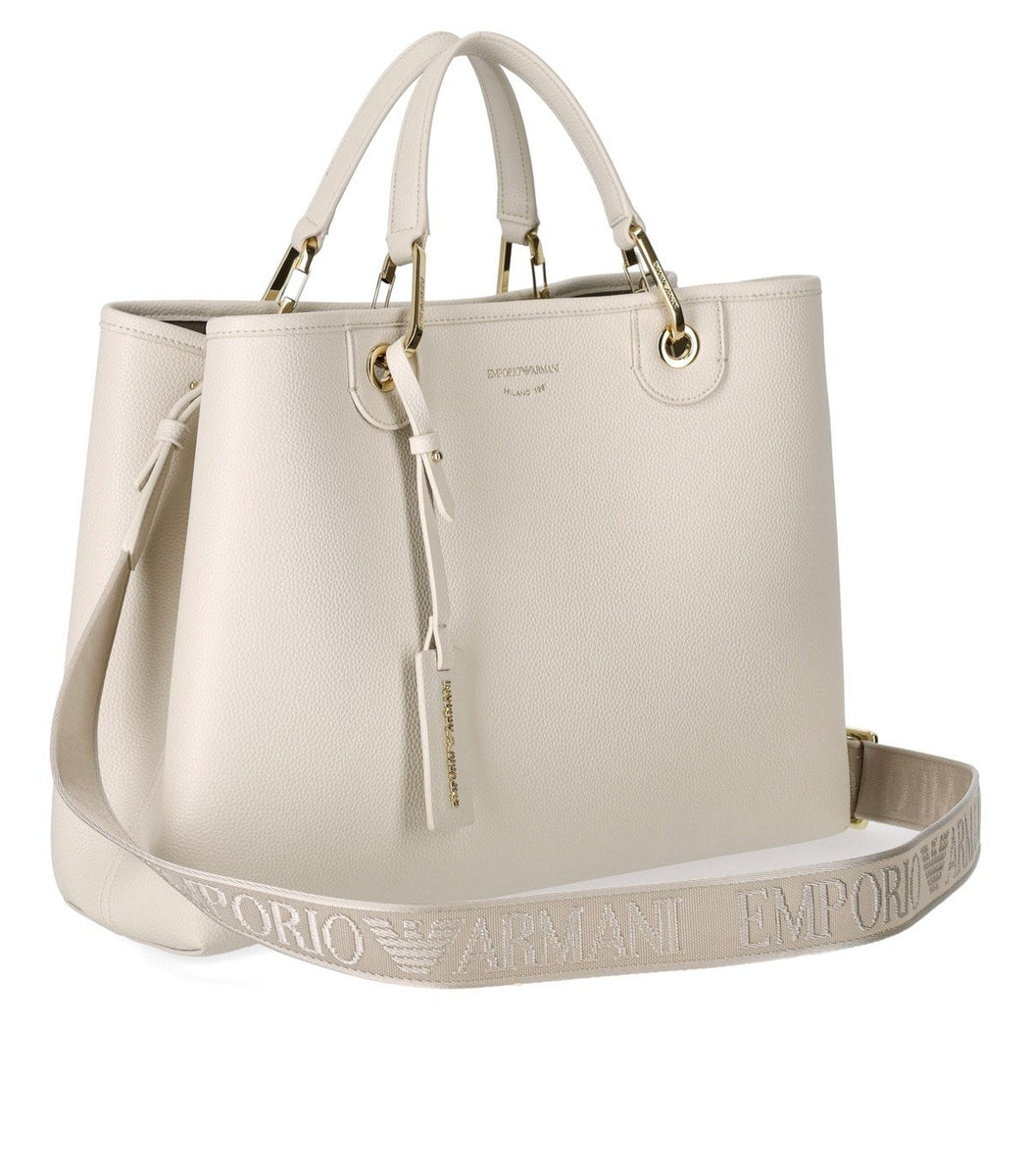 Emporio Armani Myea Corda Terra Medium Shopping Bag | Balardi