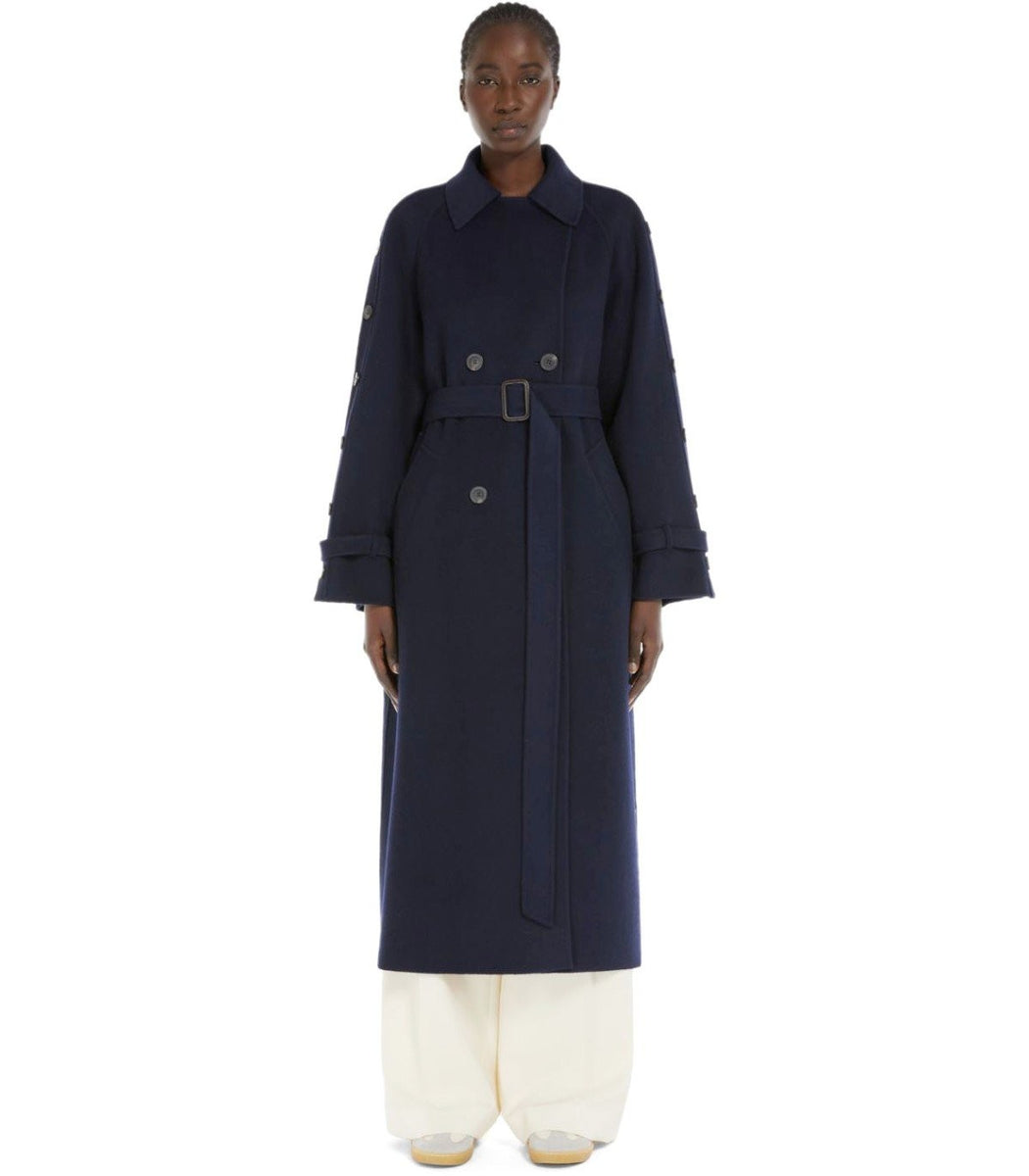Max Mara Weekend Natale Blue Trench Coat | Balardi