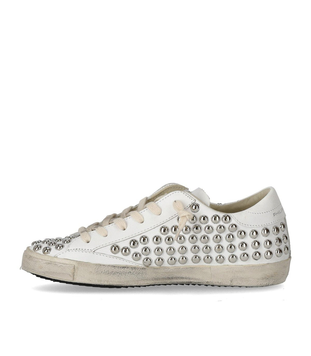 Philippe Model Prsx Low Goujons White Sneaker | Balardi