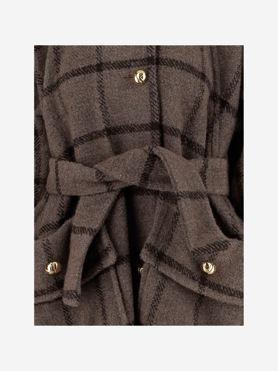 Patou Wool Blend Oversized Coat | Balardi