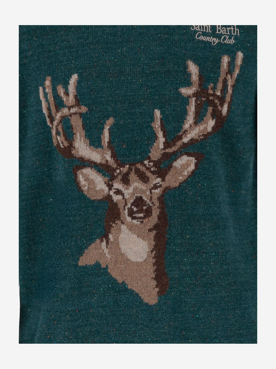 Mc2 Saint Barth Wool Blend Sweater With Logo | Balardi