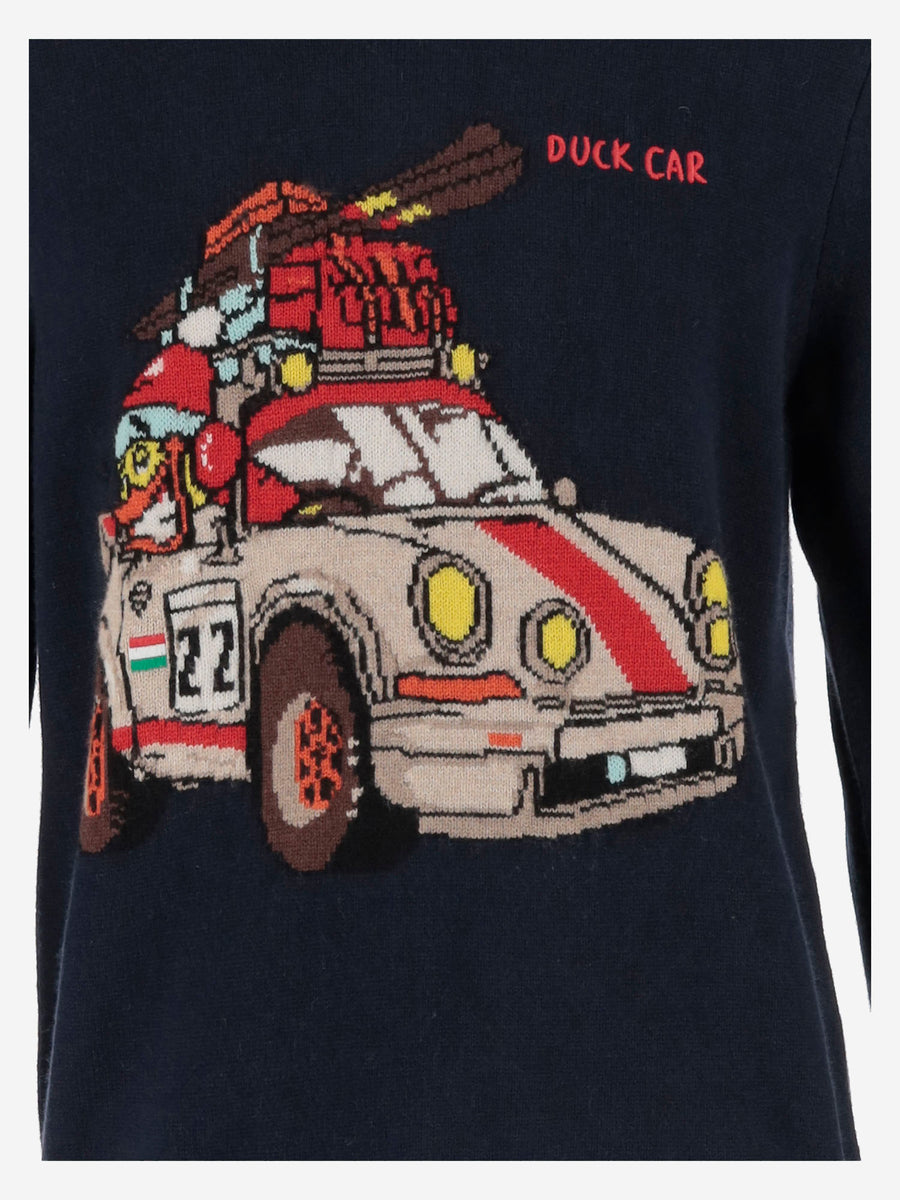 Mc2 Saint Barth Wool Blend Sweater With Logo | Balardi