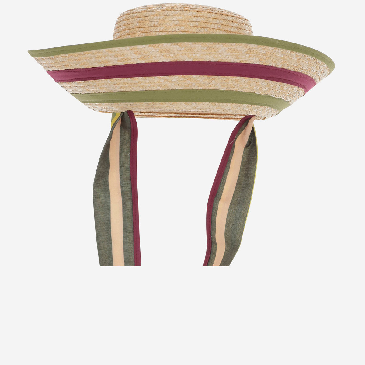 Alexia Alvarez De Toledo Asymmetrical Raffia Hat | Balardi