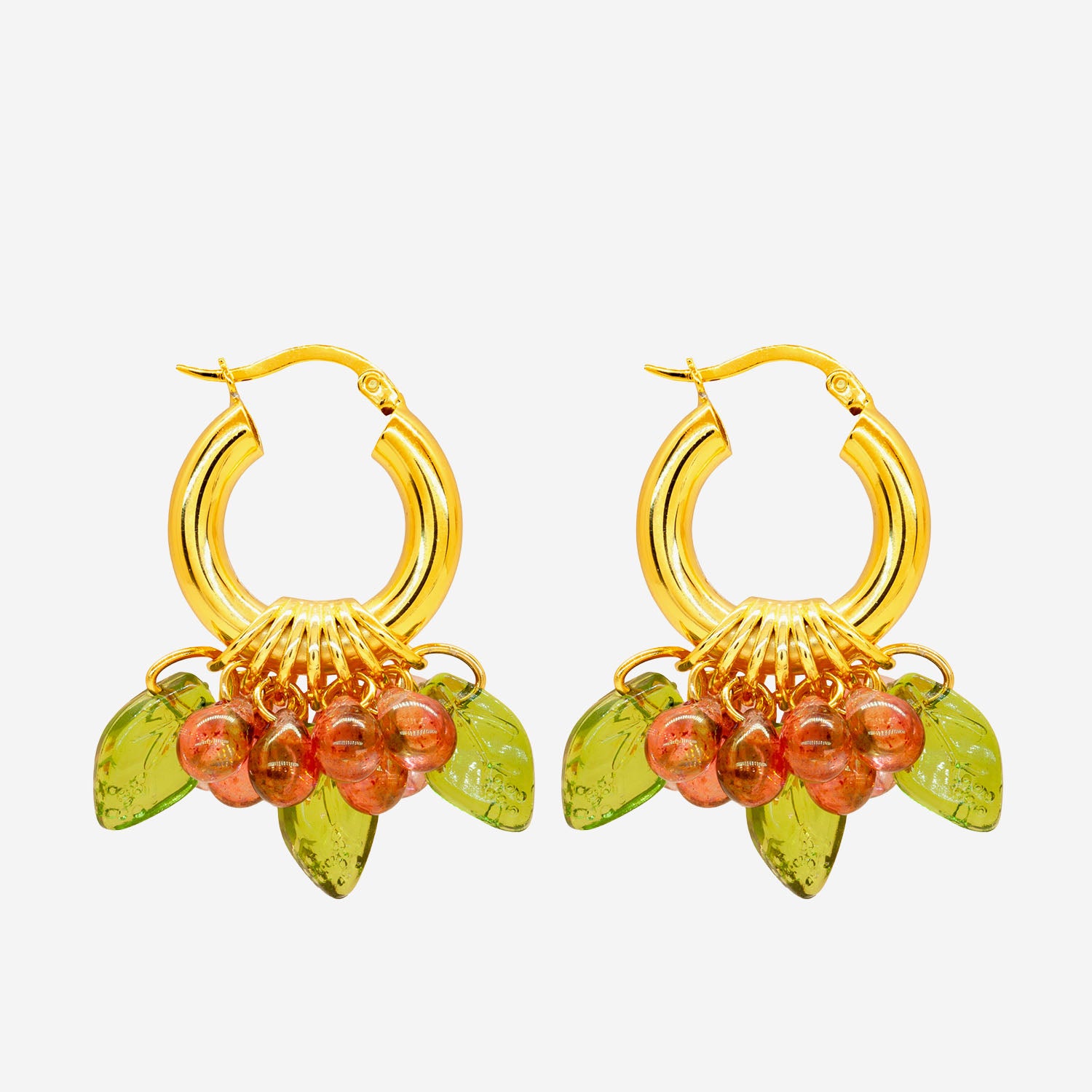 Annele Cranberry Queen Earrings – Balardi