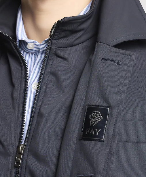 Fay テクニカルギャバジン製ショートモーニングコート – Balardi