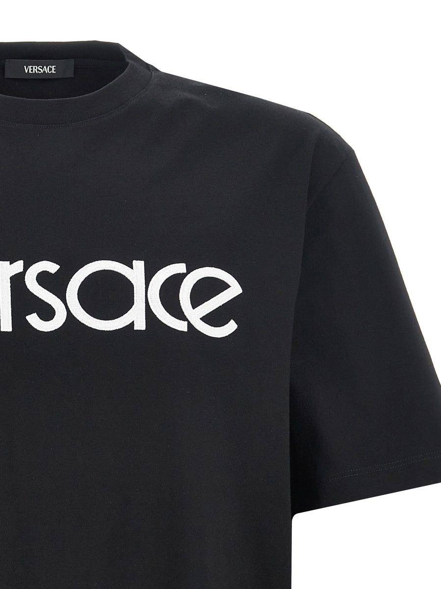 Versace Logo Embroidery T Shirt | Balardi