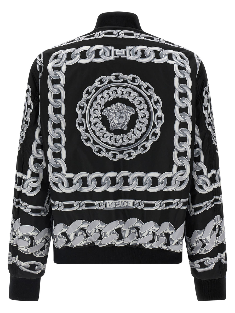Versace 'Medusa Chains' Reversible Bomber Jacket | Balardi