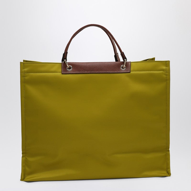Longchamp Cabas L Tote Bag Kiwi Green | Balardi