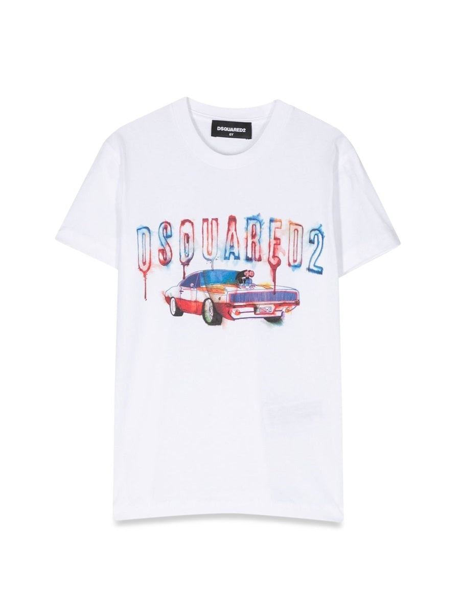 Dsquared Mc Logo T Shirt And Machine – Balardi