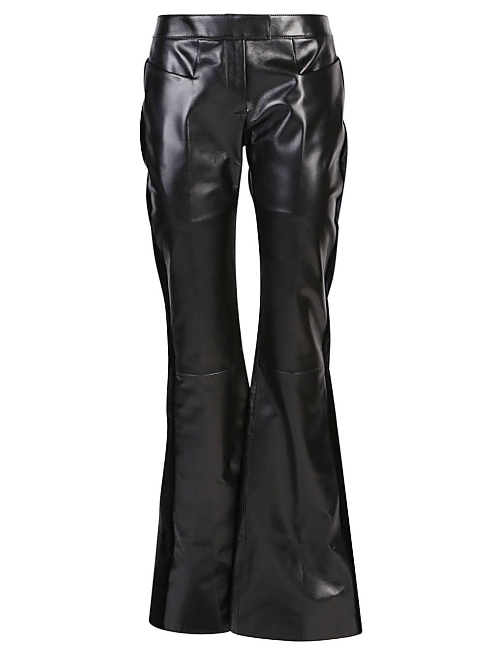 Tom Ford Flared Leather And Velvet Trousers – Balardi