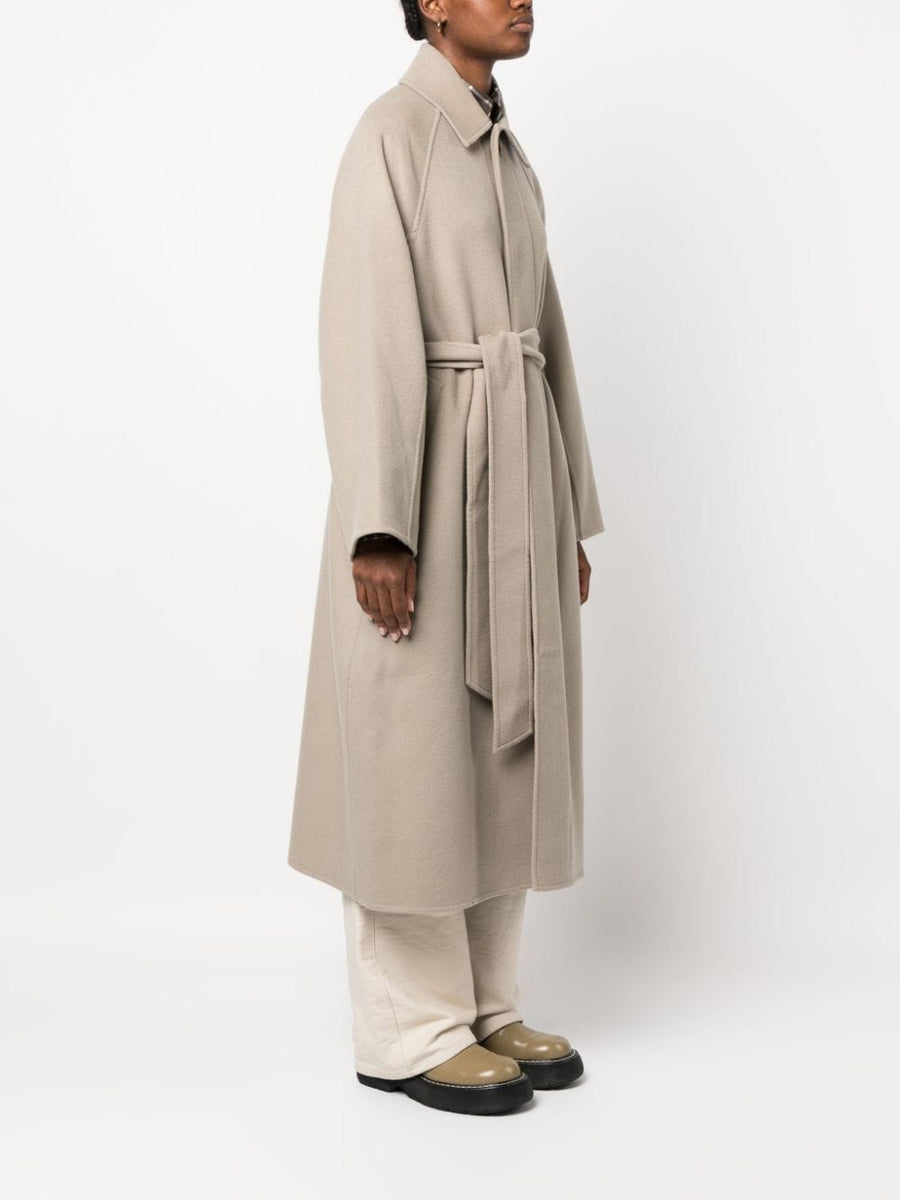 Ami Paris Cashmere And Wool Blend Coat | Balardi