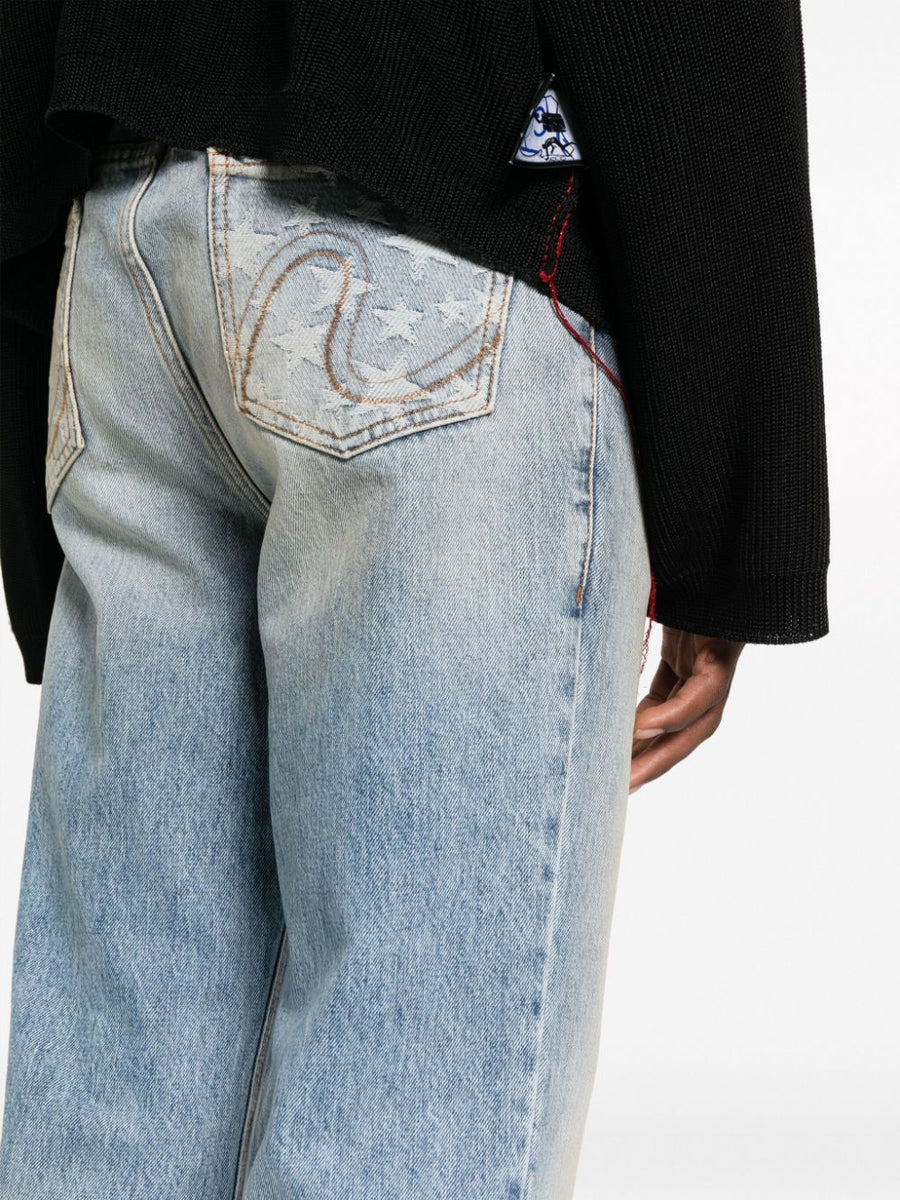 Erl Patchwork Denim Jeans | Balardi