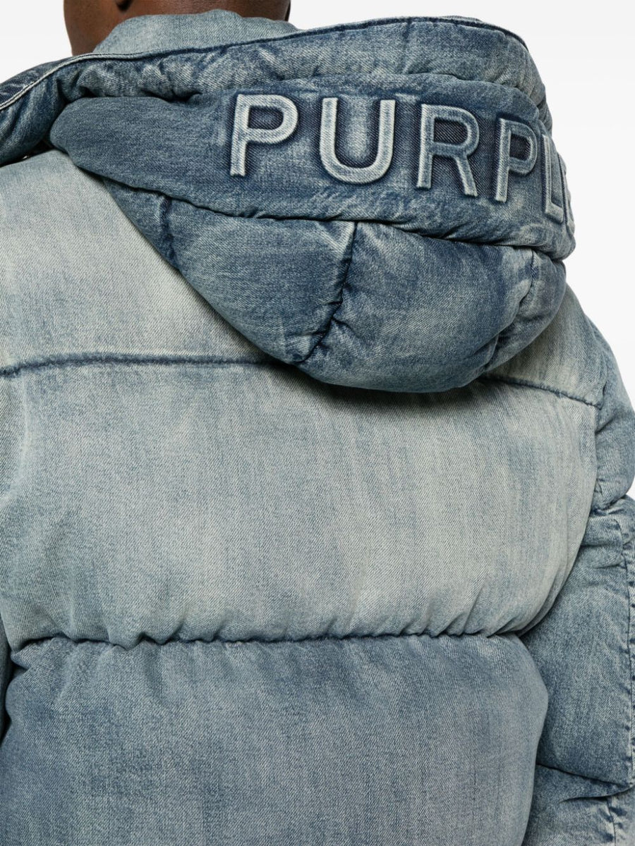 Purple Brand Denim Puffer Jacket | Balardi