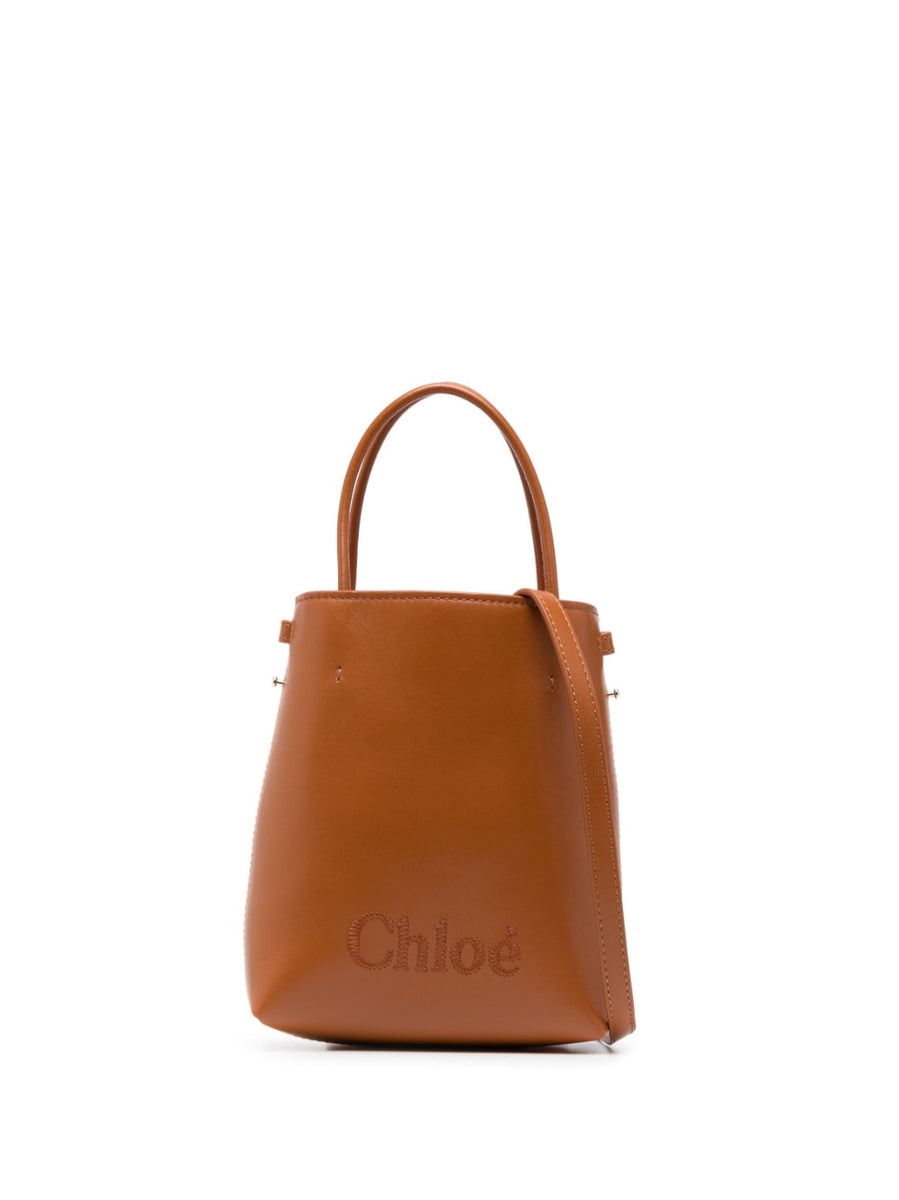Chloè Chloé Sense Micro Leather Bucket Bag | Balardi