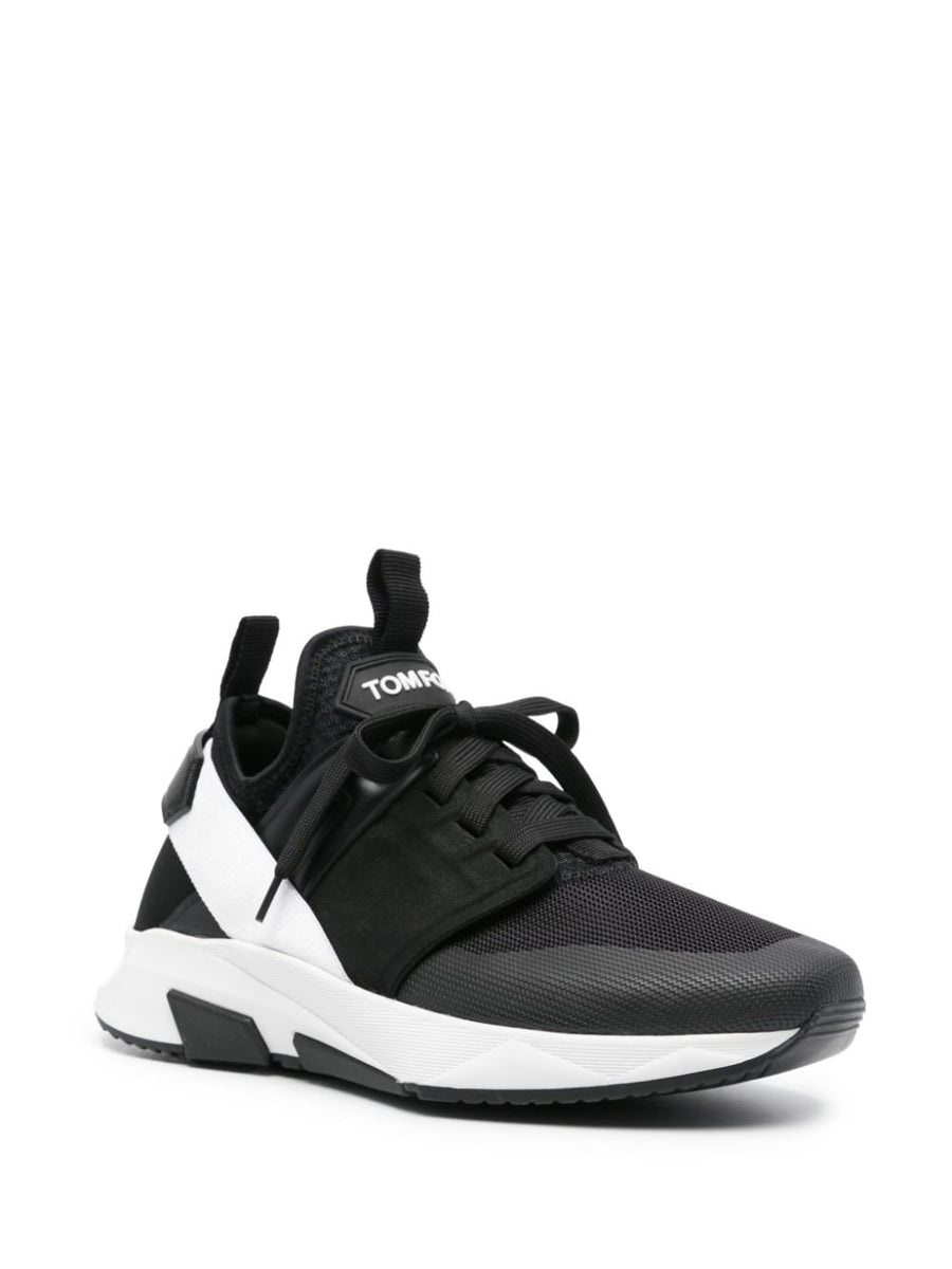 Tom Ford Jago Neoprene And Leather Sneakers | Balardi