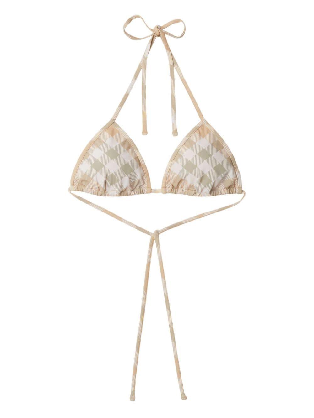 Burberry Checked Triangle Bikini Top – Balardi