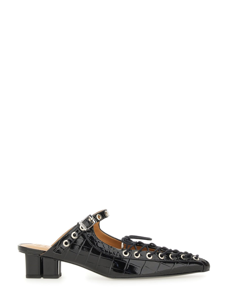 Ganni Mule Lace Up – Balardi