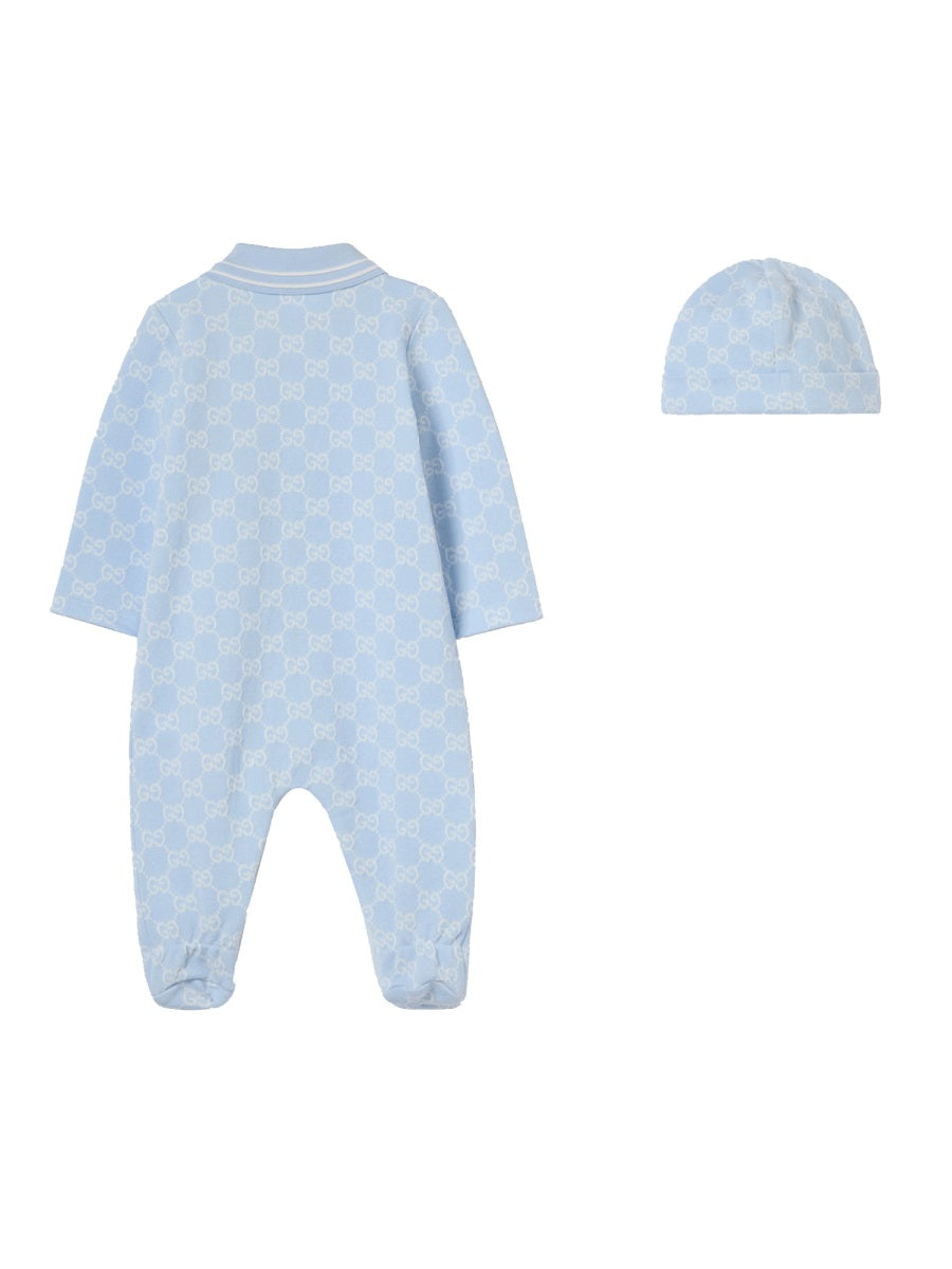Gucci Bodysuit Set With Beanie Hat – Balardi