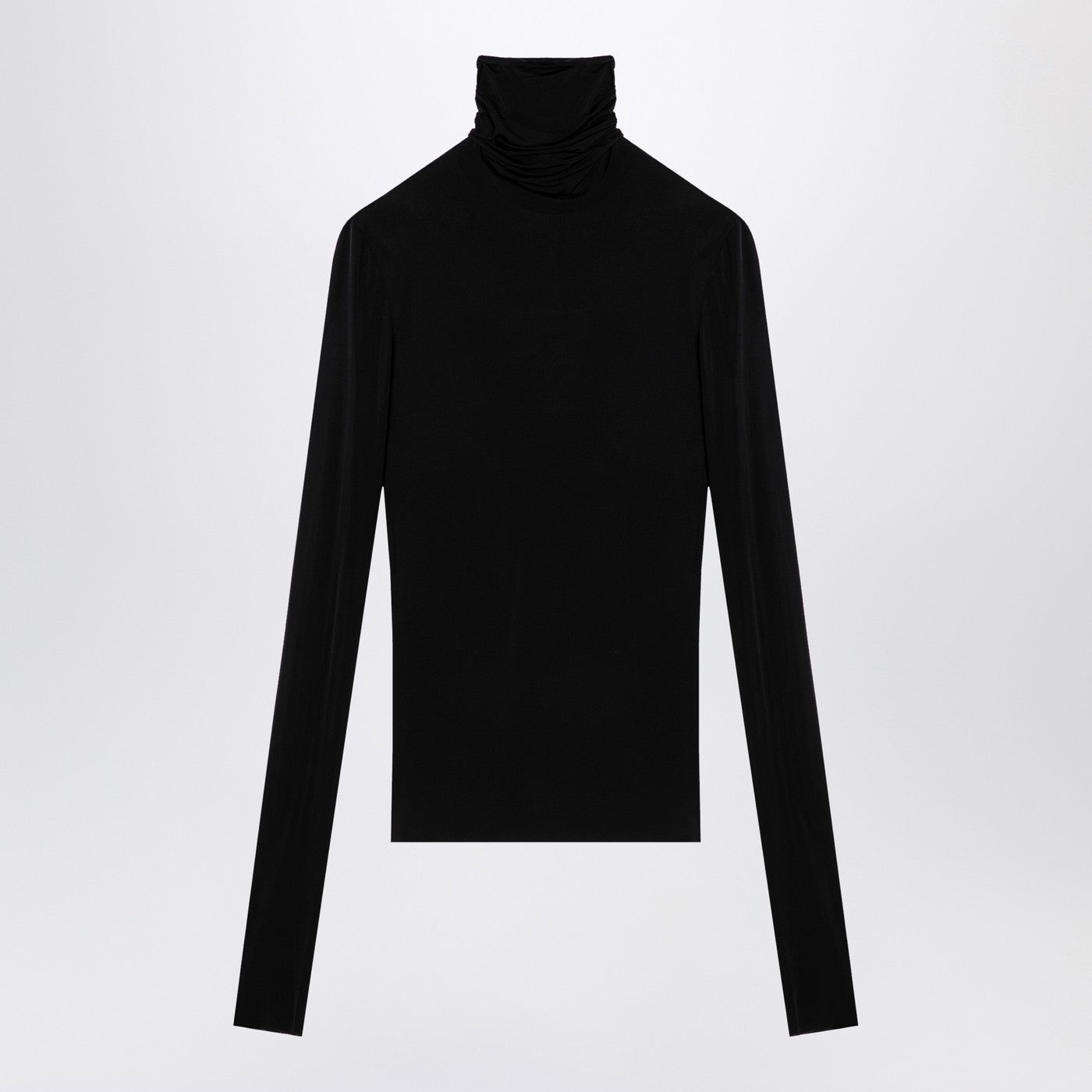 Philosophy Black Viscose Turtleneck Sweater – Balardi