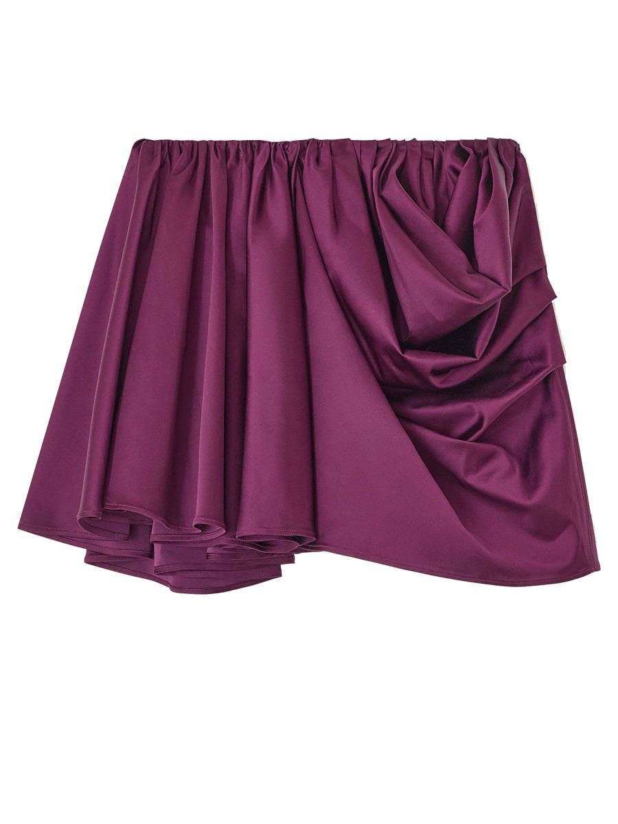 Ganni Miniskirt With Drape – Balardi