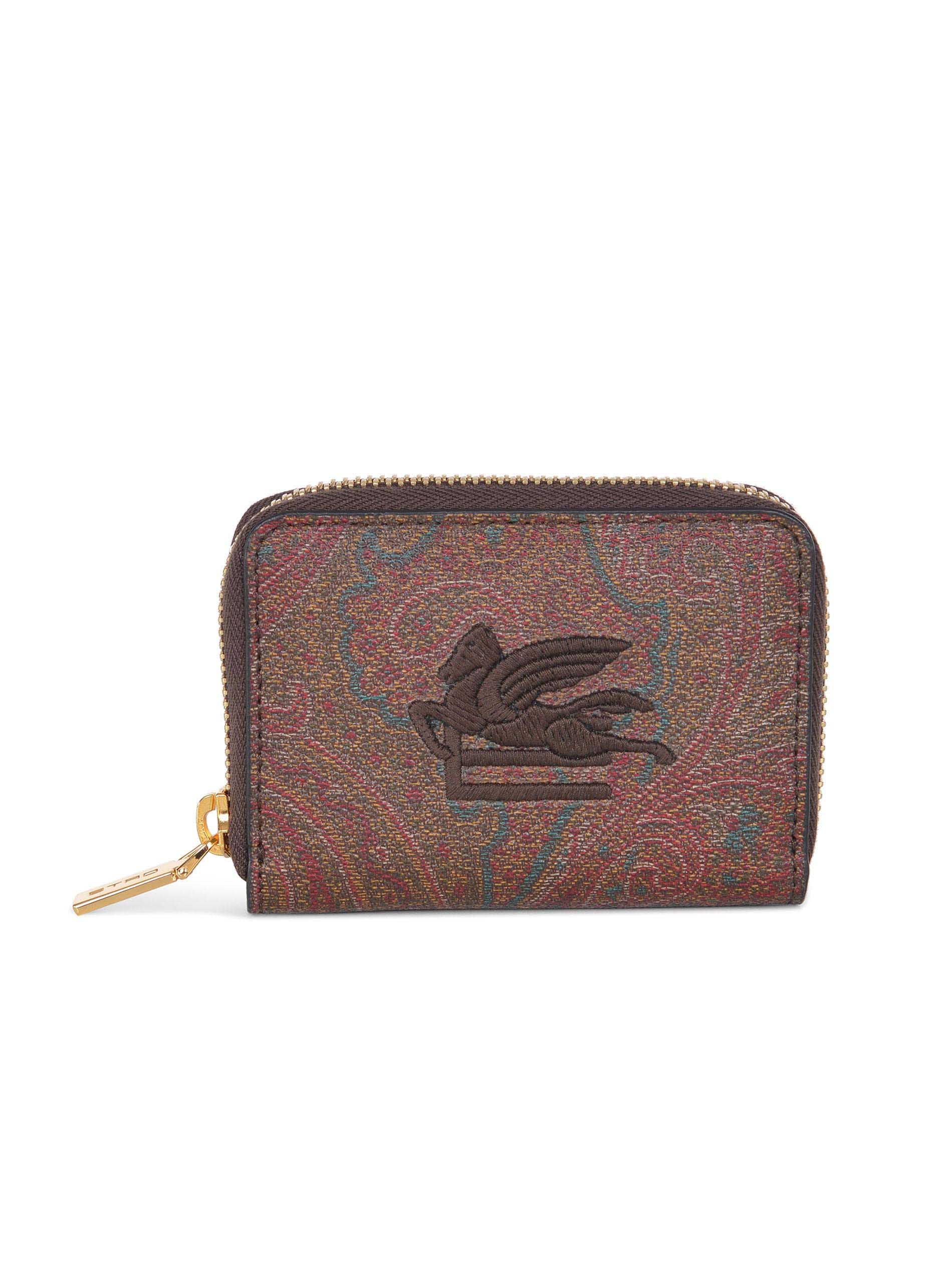Etro Wallet In Coated Paisley Leather – Balardi
