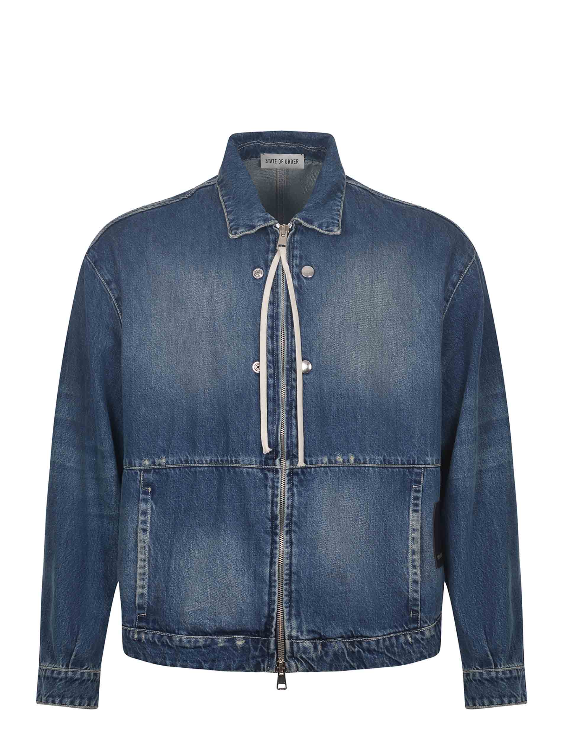 State Of Order Jacket Made Of Denim. – Balardi