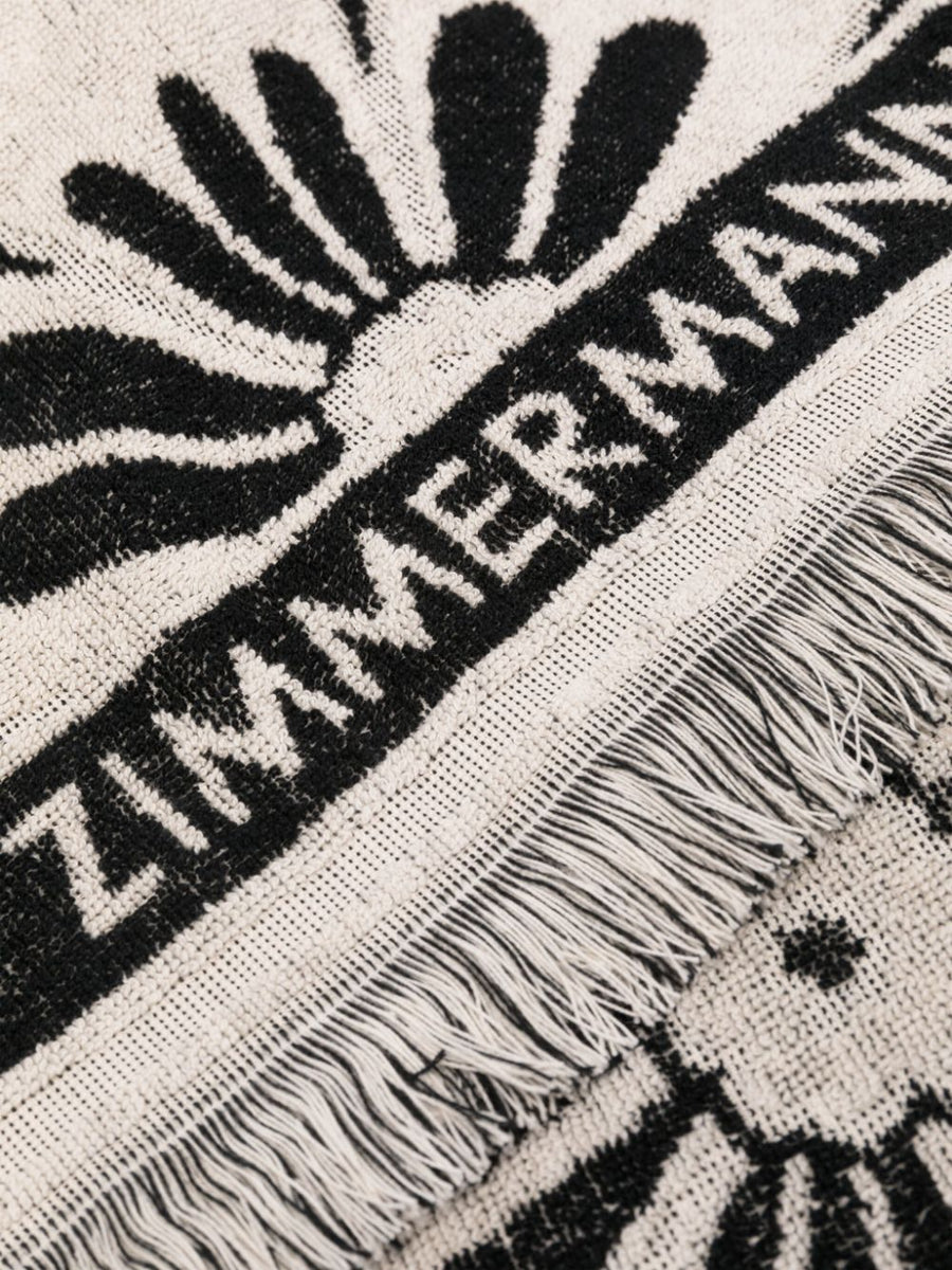 Zimmermann Logo Cotton Beach Towel | Balardi
