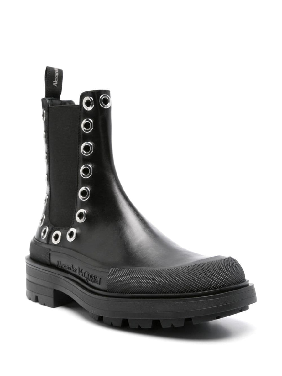 Alexander Mc Queen Tread Slick Leather Chelsea Boots | Balardi