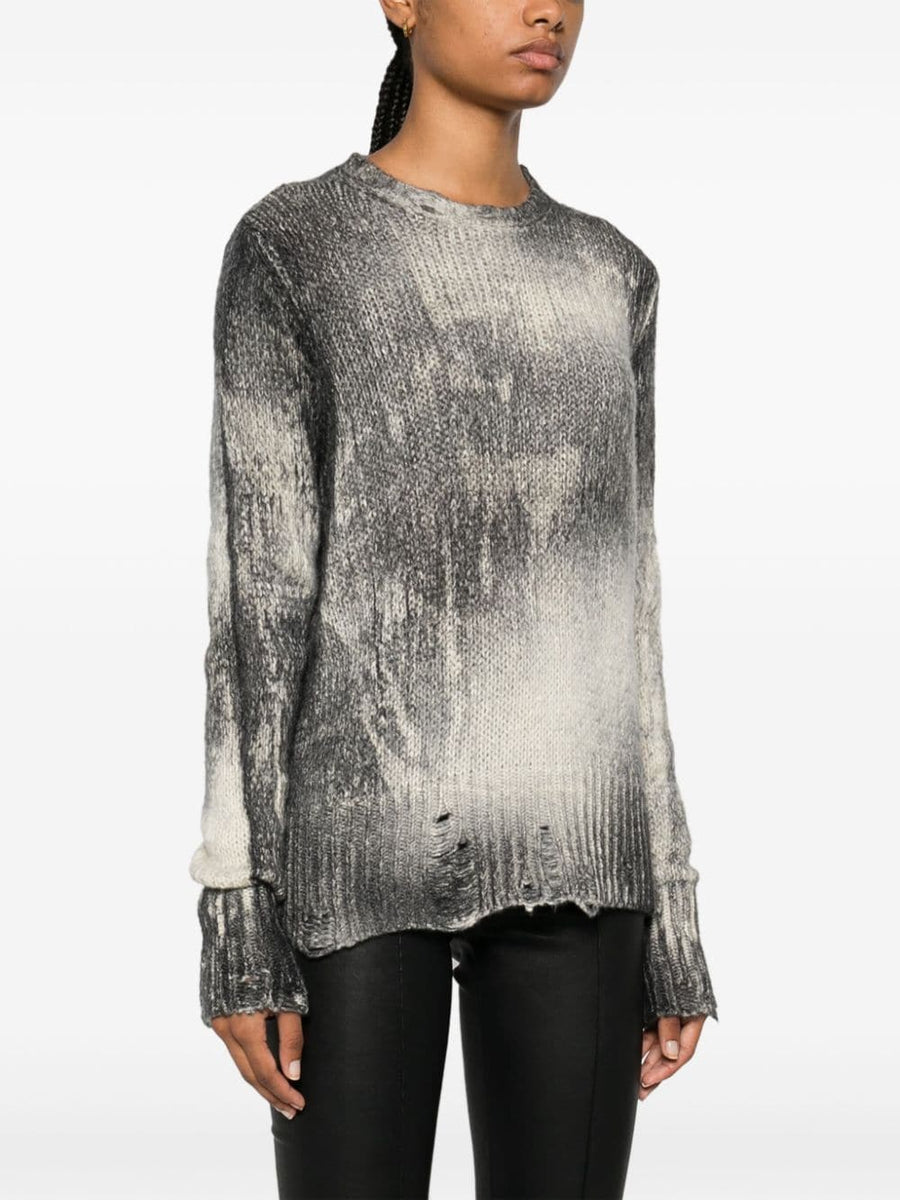 Avant Toi Marble Effect Cashmere Sweater | Balardi