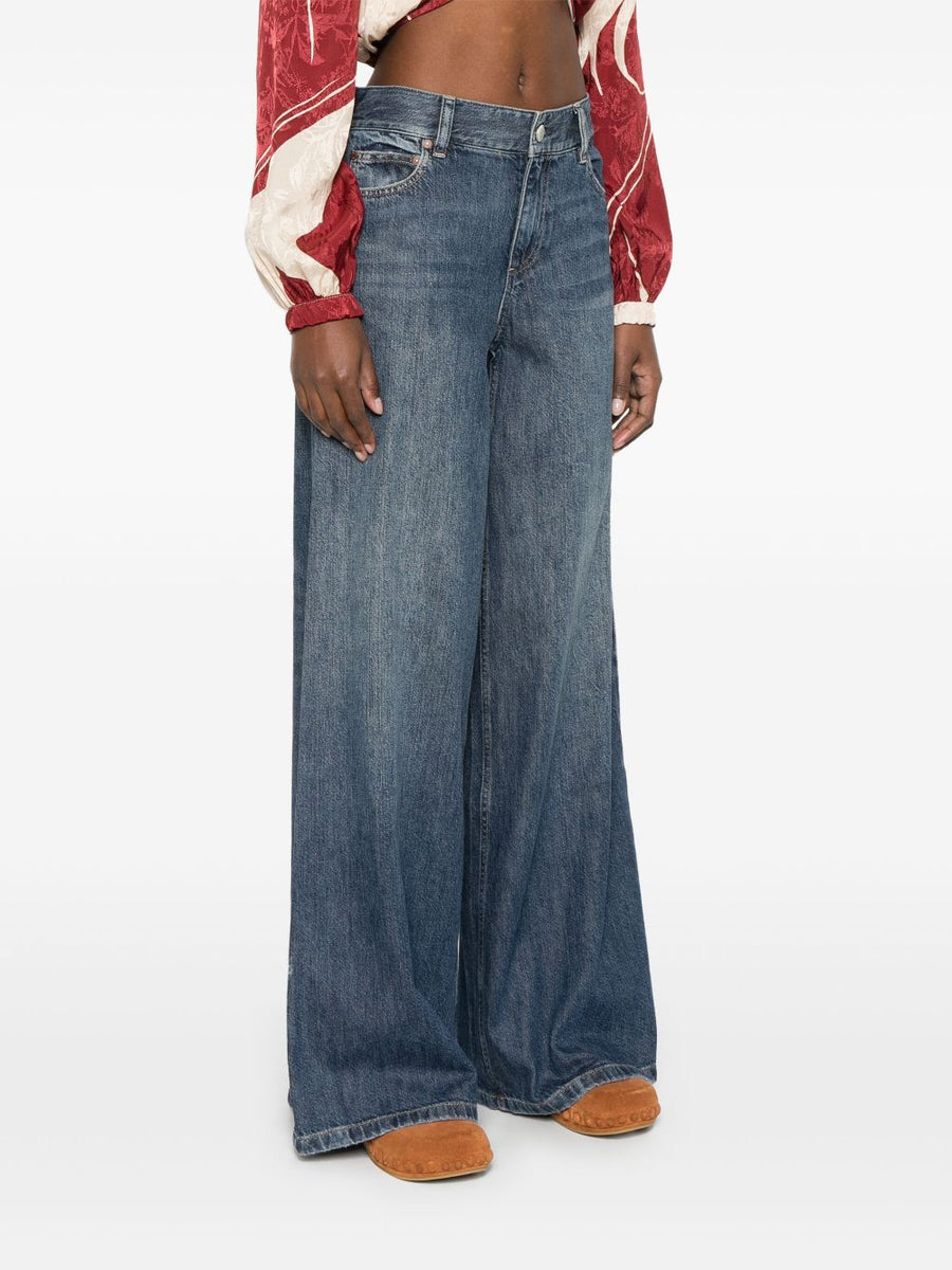 Alice + Olivia Branson Denim Cotton Jeans | Balardi