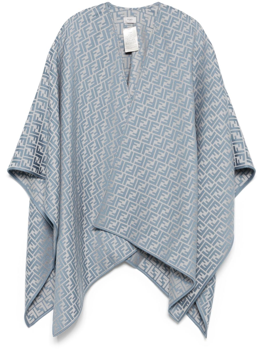 Fendi Ff Wool And Silk Blend Poncho – Balardi