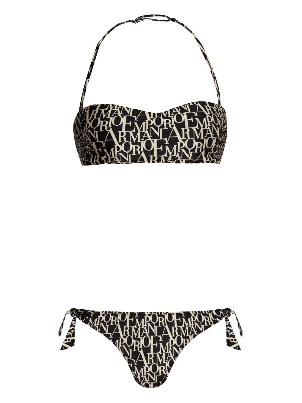 Emporio Armani Allover Logo Bikini Set – Balardi