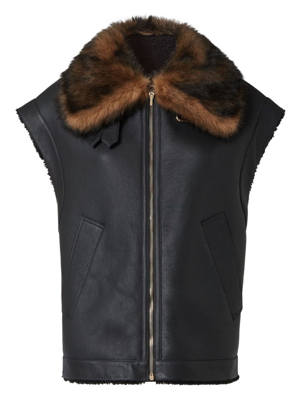 Fendi Leather Vest – Balardi