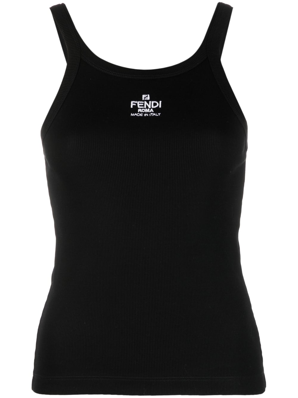Fendi Logo Cotton Tank Top – Balardi