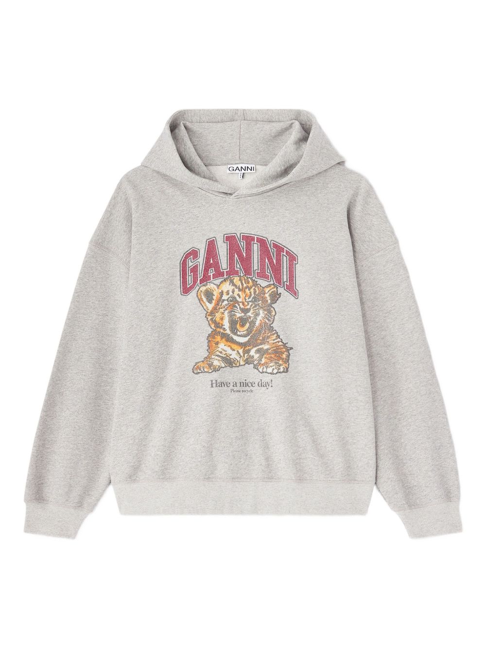 Ganni Sudadera con capucha de algodón orgánico Margot Kitty – Balardi