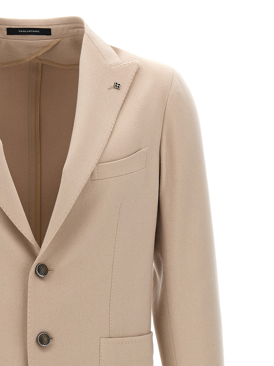 Tagliatore Single Breasted Cashmere Blazer | Balardi