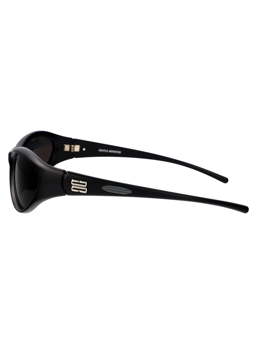 Gentle Monster Oval Sunglasses Sugar Buff 01 Black | Balardi